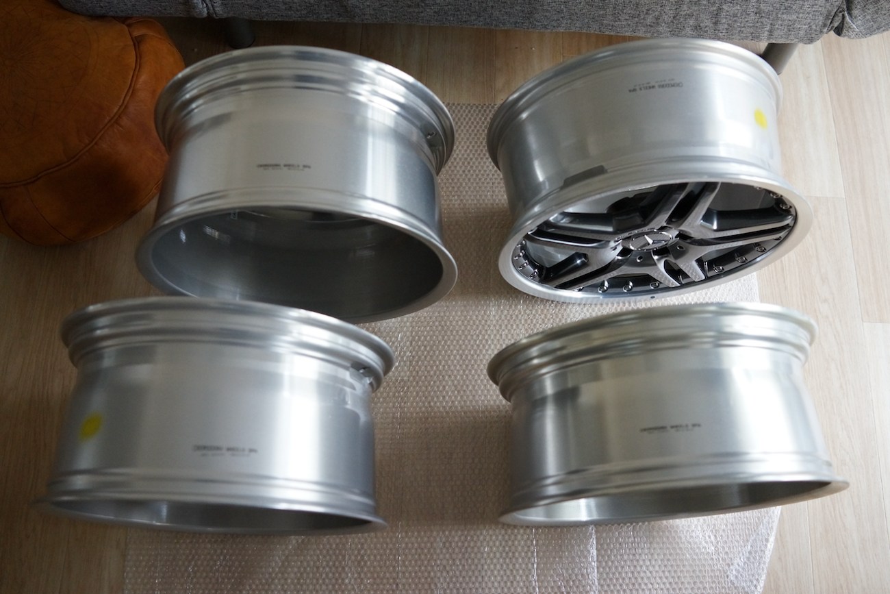 Staggered 2-Piece 19" Style IV AMG Wheels (New Old Stock) For Sale ...