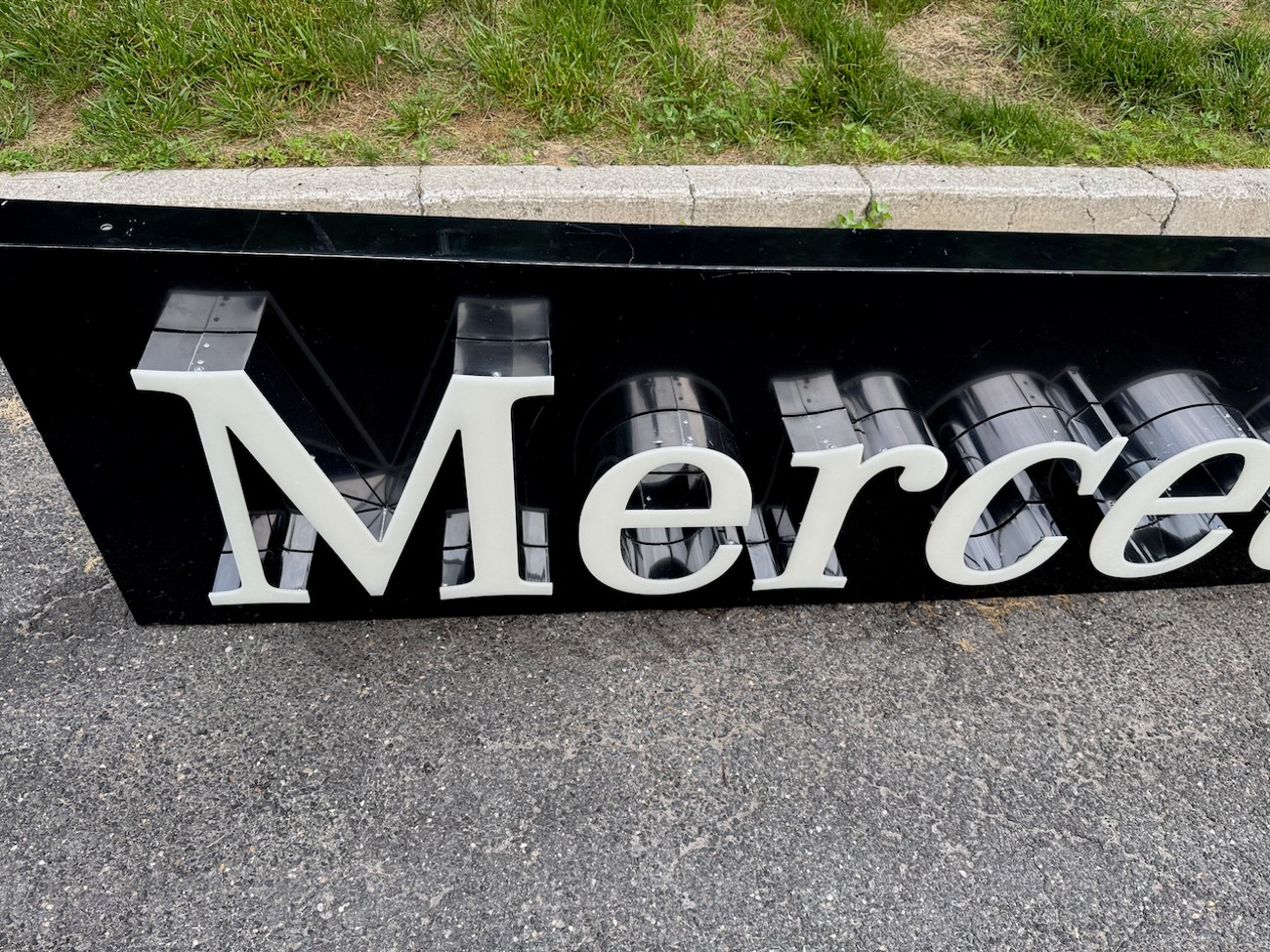Original 15ft Mercedes-Benz Dealership Sign For Sale | The MB Market