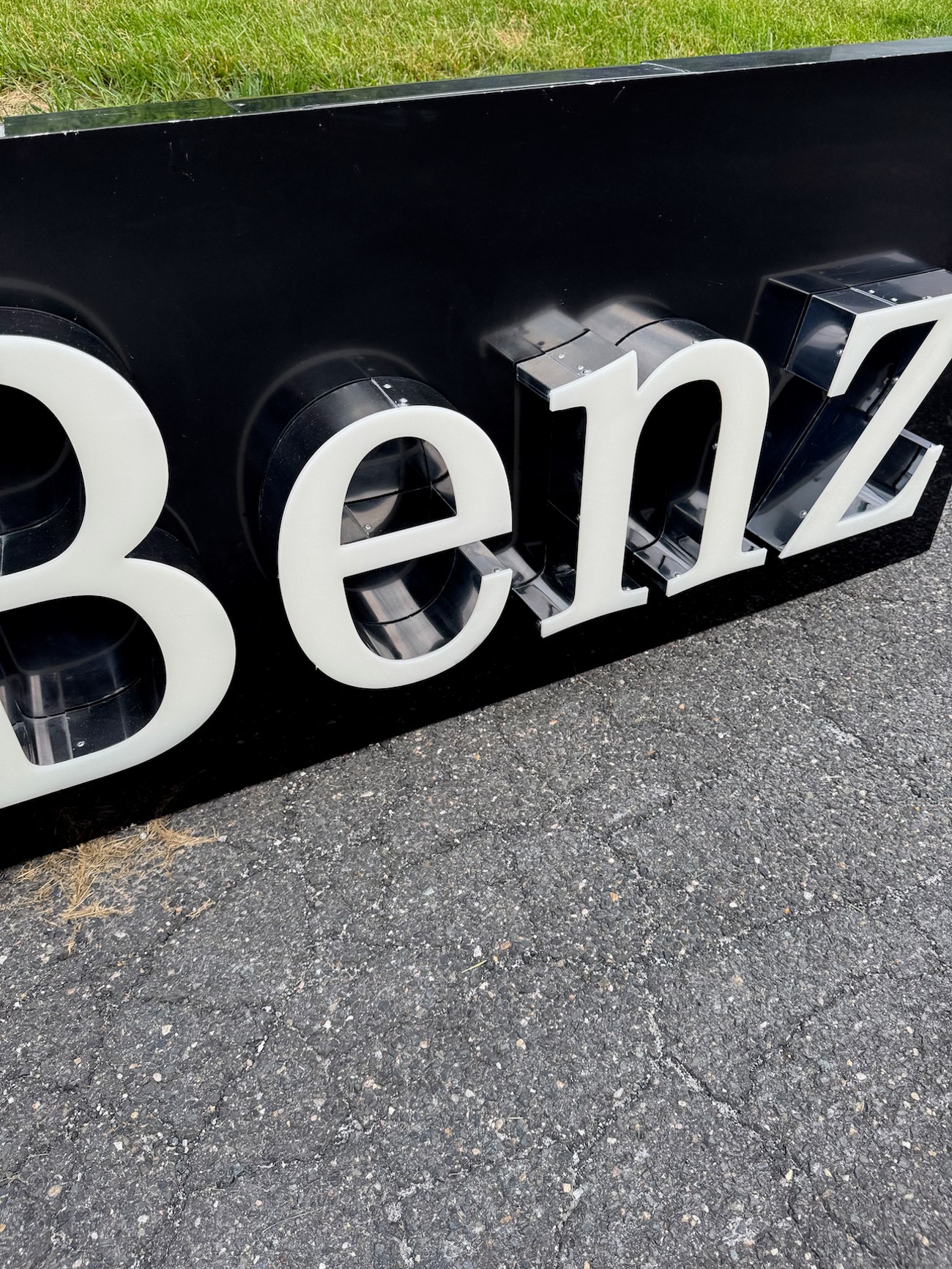 Original 15ft Mercedes-Benz Dealership Sign For Sale | The MB Market