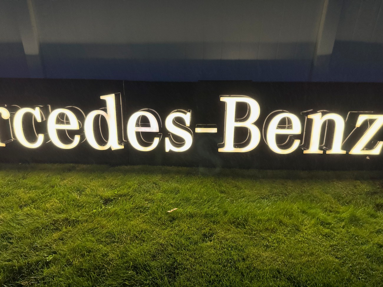 Original 15ft Mercedes-Benz Dealership Sign For Sale | The MB Market