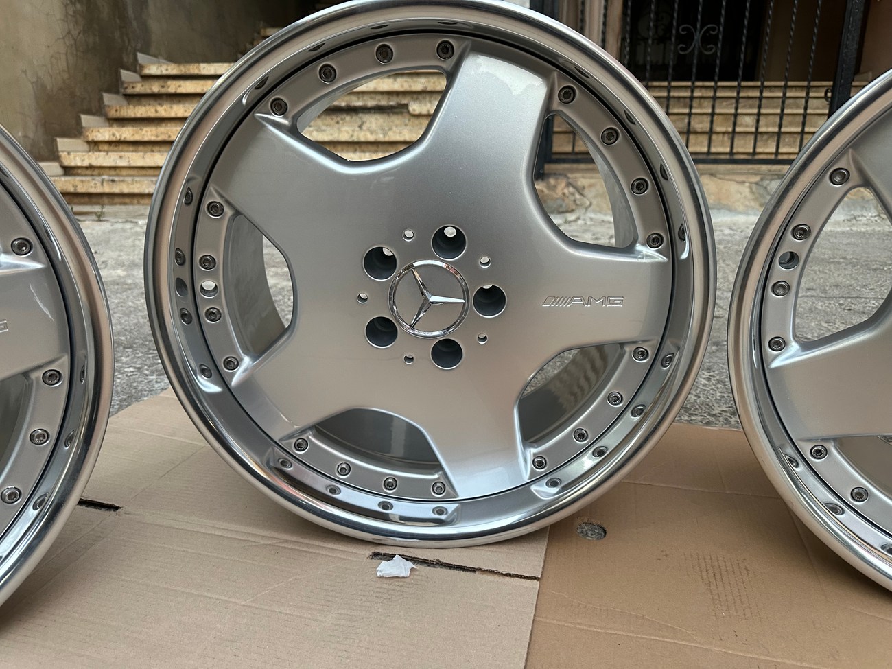 Staggered 2-Piece 18" AMG Aero II Monoblock Wheels by BBS For Sale ...