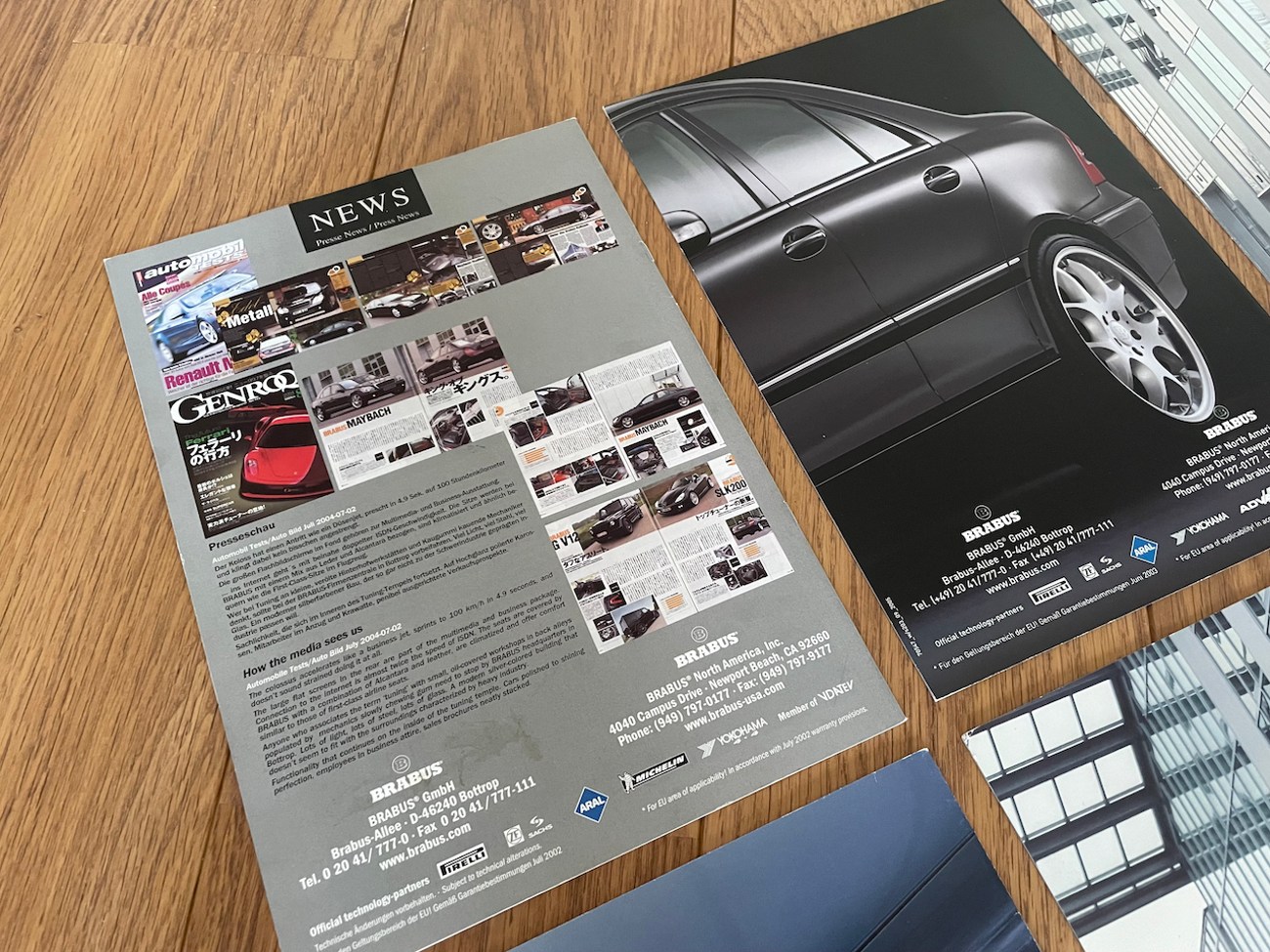 Various BRABUS Tuning Brochures For Sale | The MB Market