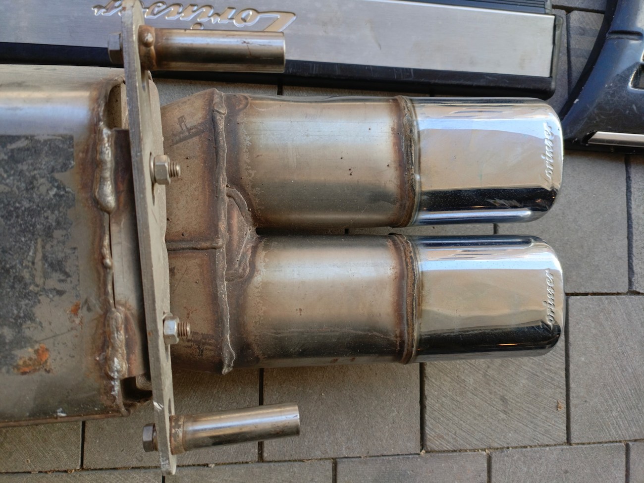 W140 Lorinser Exhaust, Side Vents, and Door Sills For Sale | The MB Market