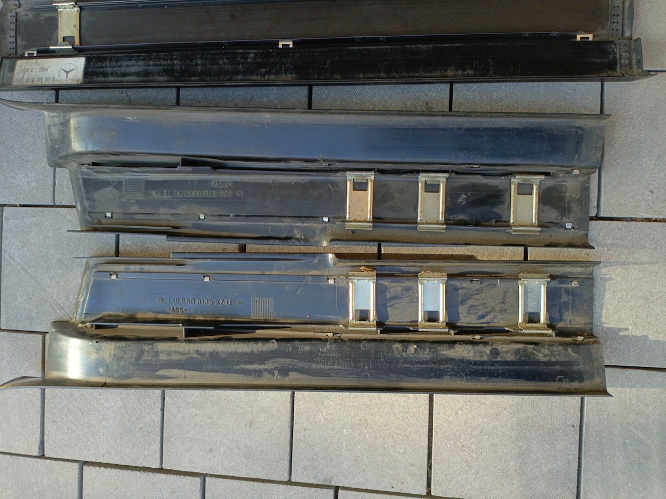 W140 Lorinser Exhaust, Side Vents, and Door Sills For Sale | The MB Market