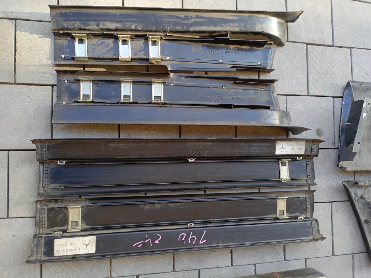 W140 Lorinser Exhaust, Side Vents, and Door Sills For Sale | The MB Market