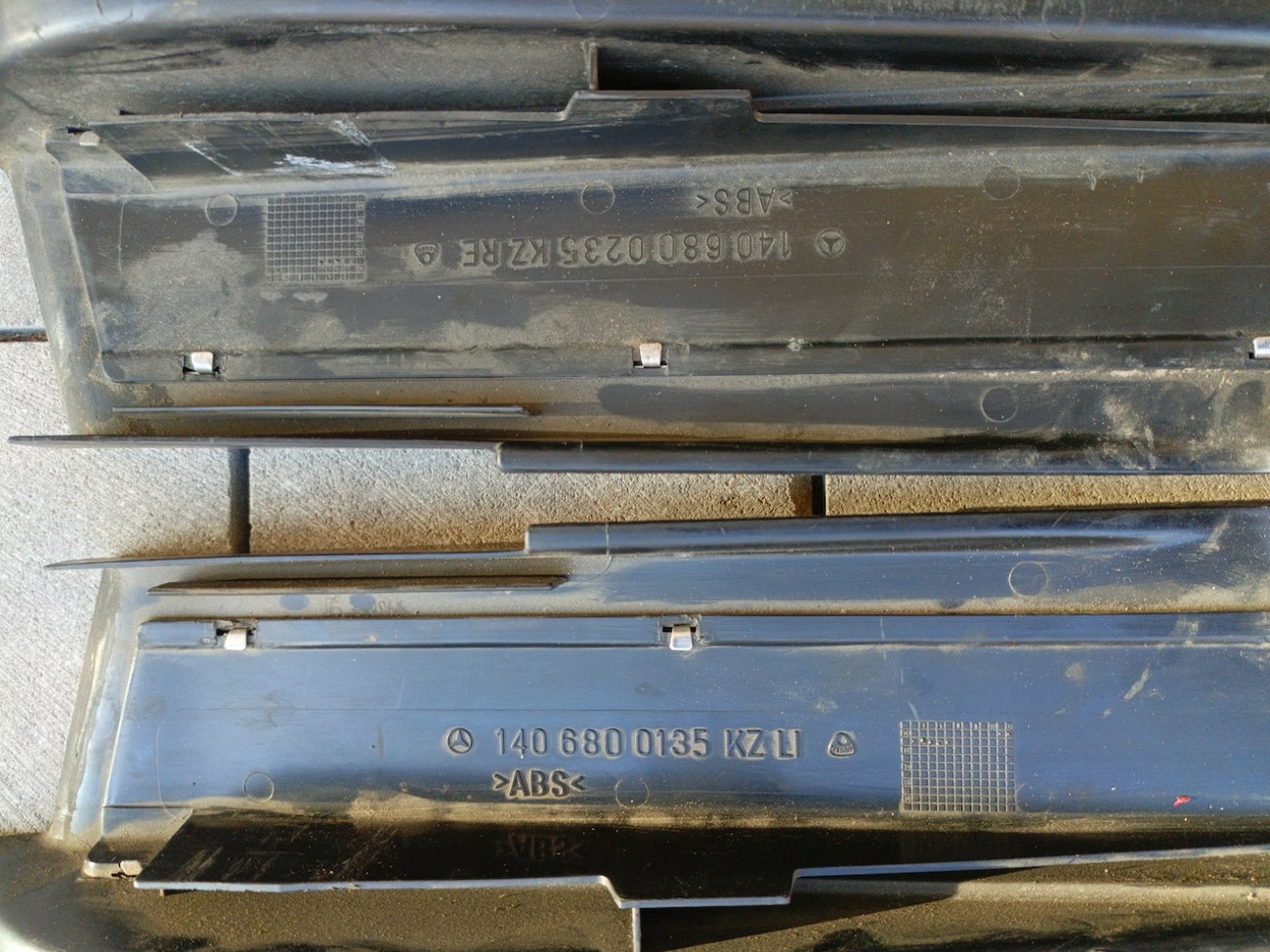 W140 Lorinser Exhaust, Side Vents, and Door Sills For Sale | The MB Market