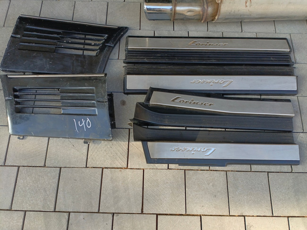 W140 Lorinser Exhaust, Side Vents, and Door Sills For Sale | The MB Market
