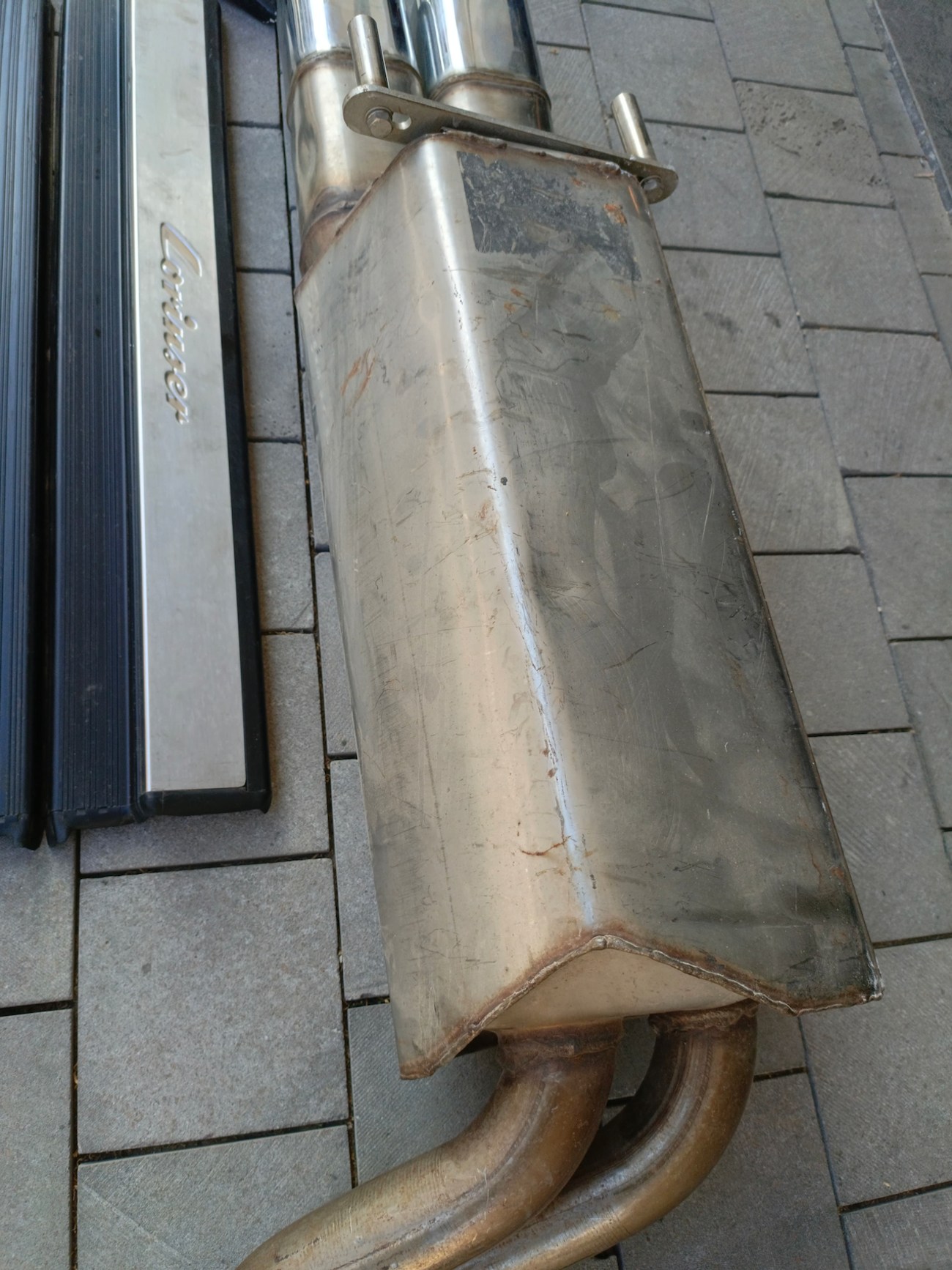 W140 Lorinser Exhaust, Side Vents, and Door Sills For Sale | The MB Market