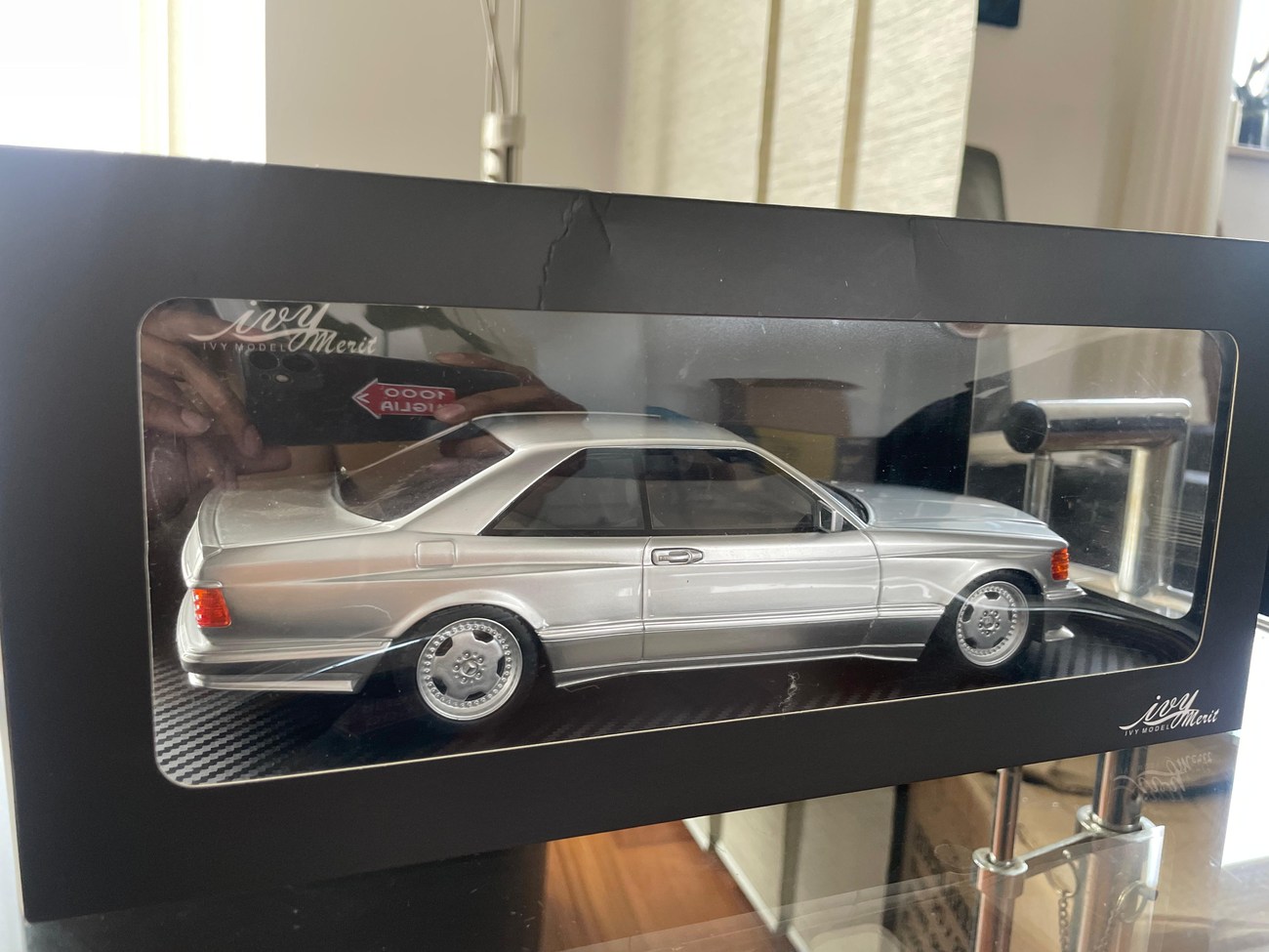 #34/66 Ivy Merit Mercedes-Benz 560SEC 6.0 AMG Widebody 1:18 Model For ...