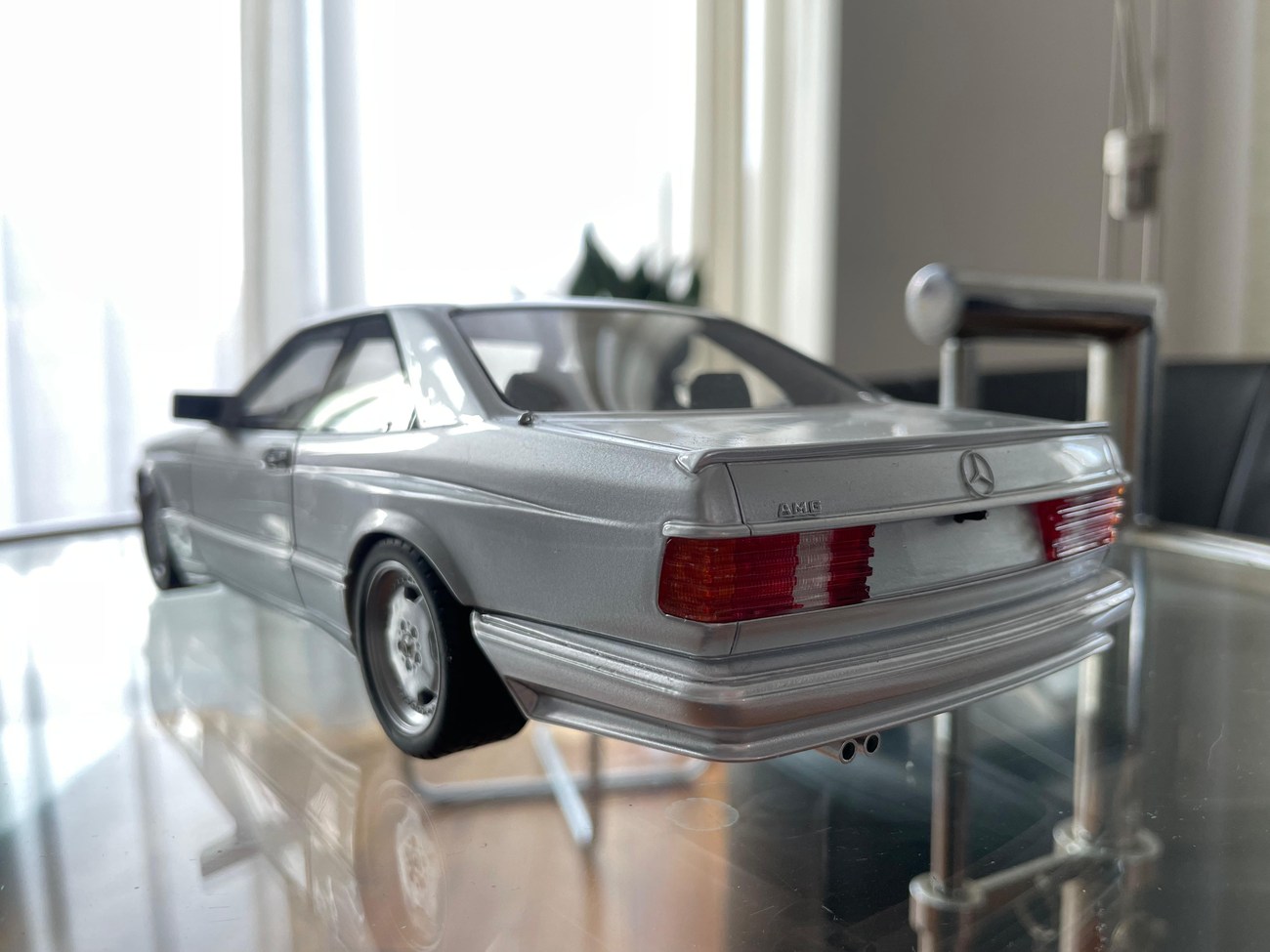 #34/66 Ivy Merit Mercedes-Benz 560SEC 6.0 AMG Widebody 1:18 Model For ...