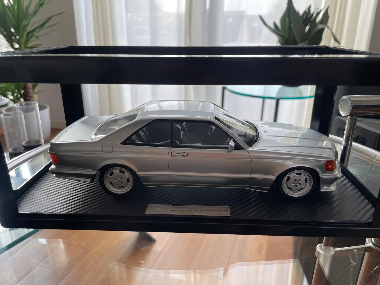 #34/66 Ivy Merit Mercedes-Benz 560SEC 6.0 AMG Widebody 1:18 Model For ...