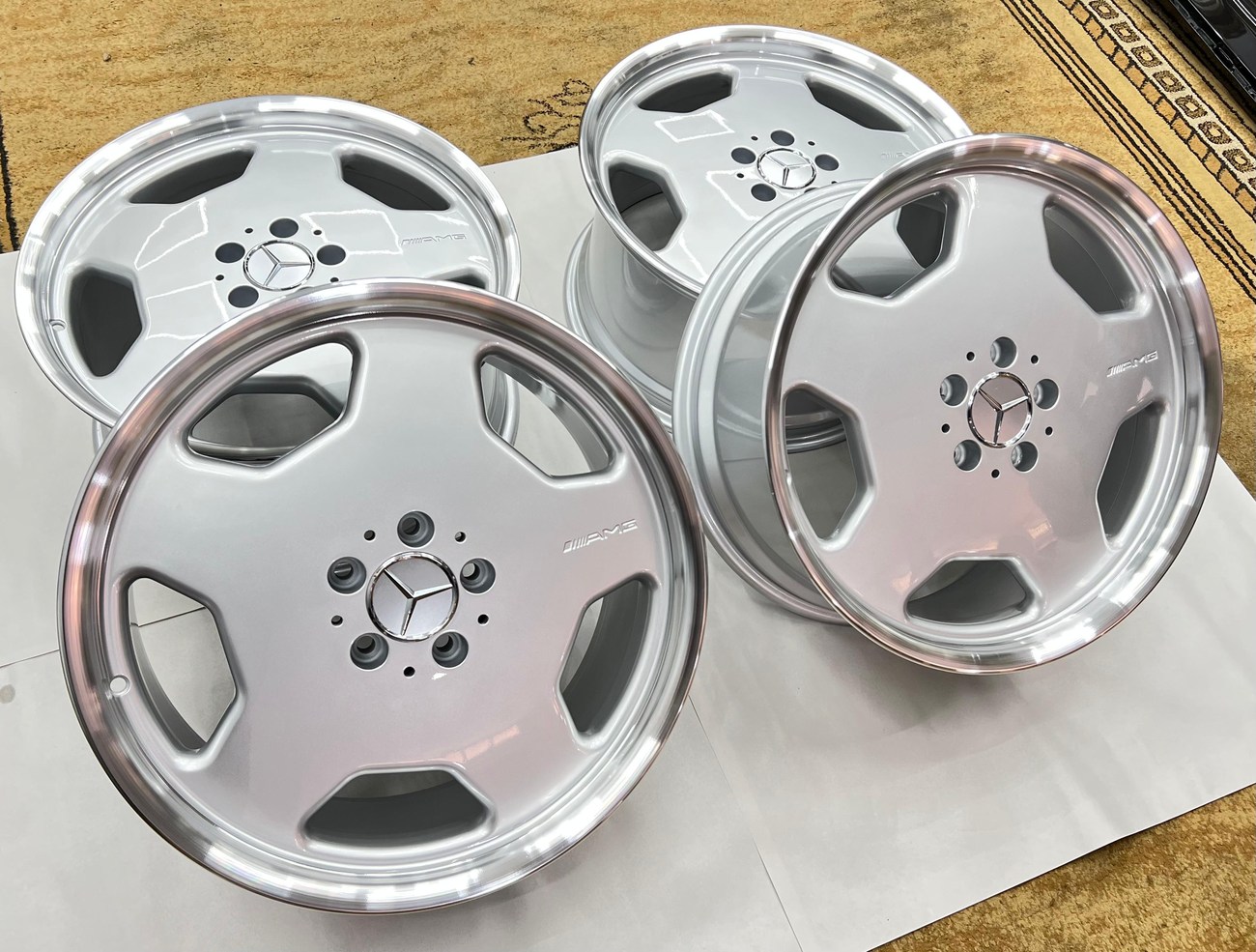 Staggered 19" AMG Aero II Monoblock Wheels for W140 For Sale | The MB ...