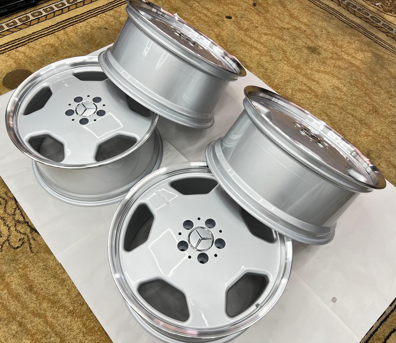 Staggered 19" AMG Aero II Monoblock Wheels for W140 For Sale | The MB ...