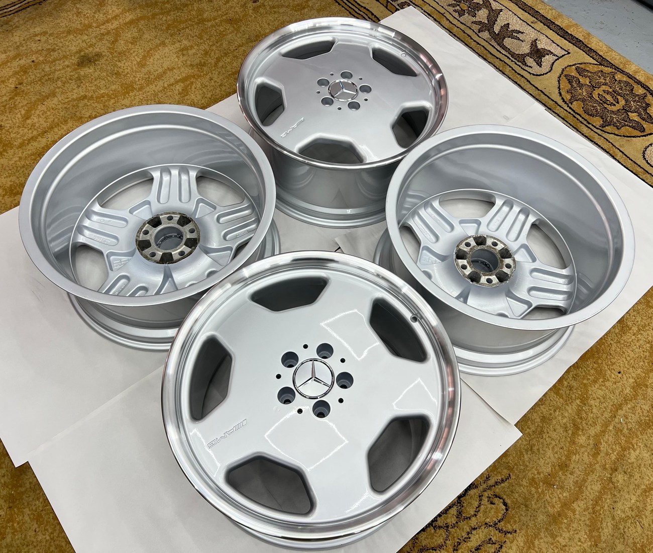 Staggered 19" AMG Aero II Monoblock Wheels for W140 For Sale | The MB ...