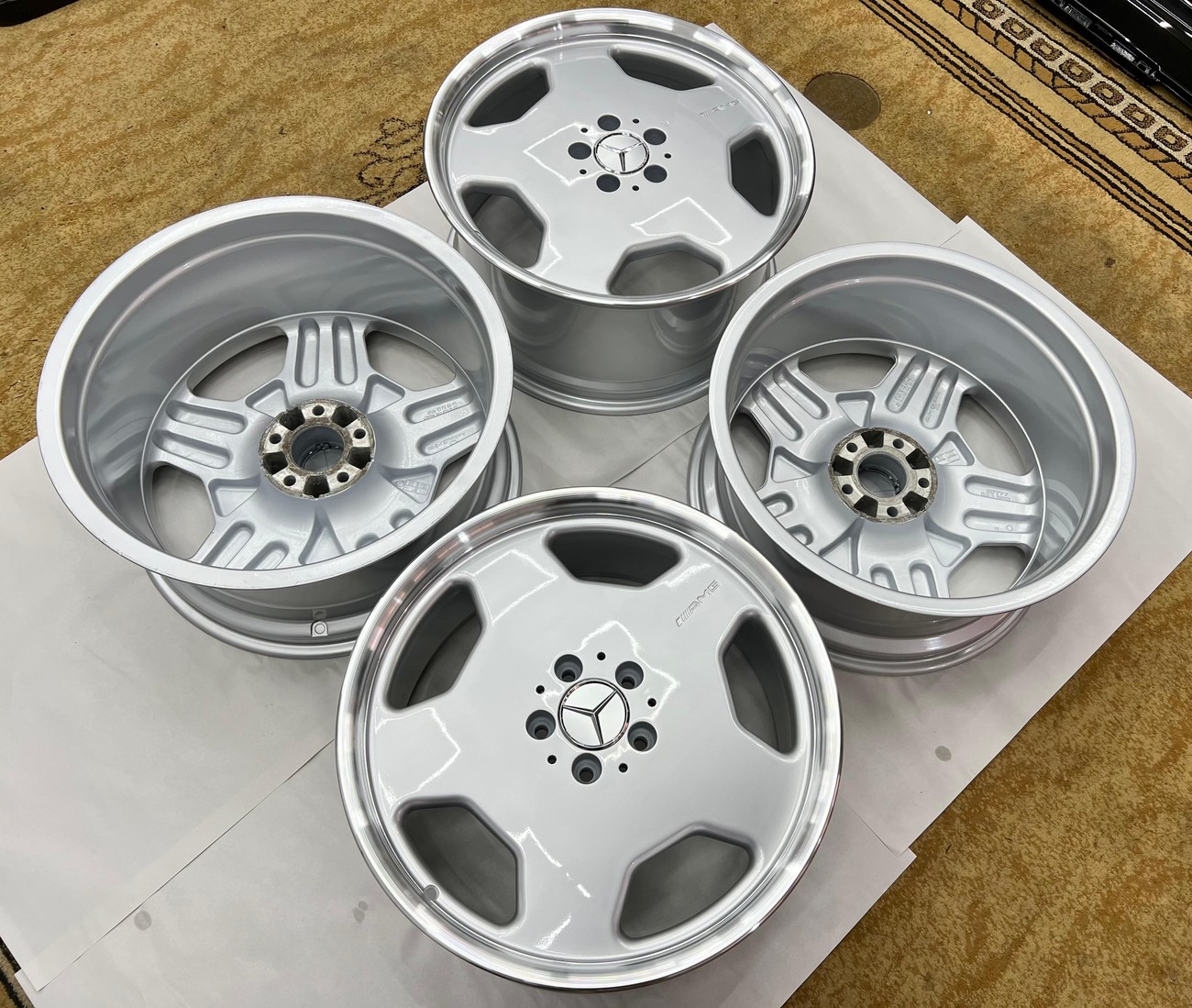 Staggered 19" AMG Aero II Monoblock Wheels for W140 For Sale | The MB ...