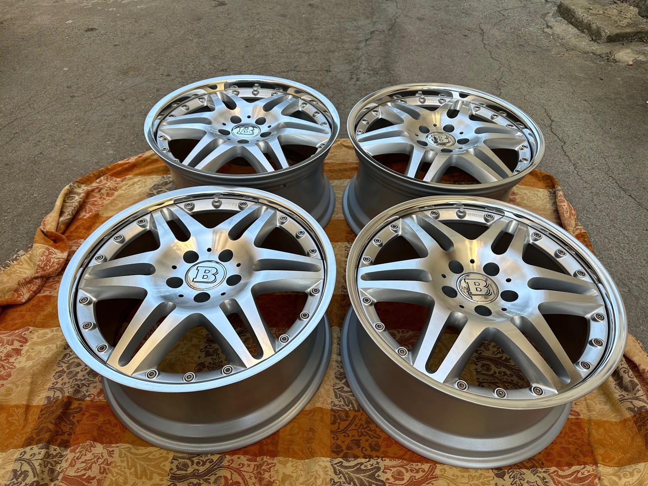 Authentic Staggered 18" BRABUS Monoblock VI Wheels For Sale | The MB Market