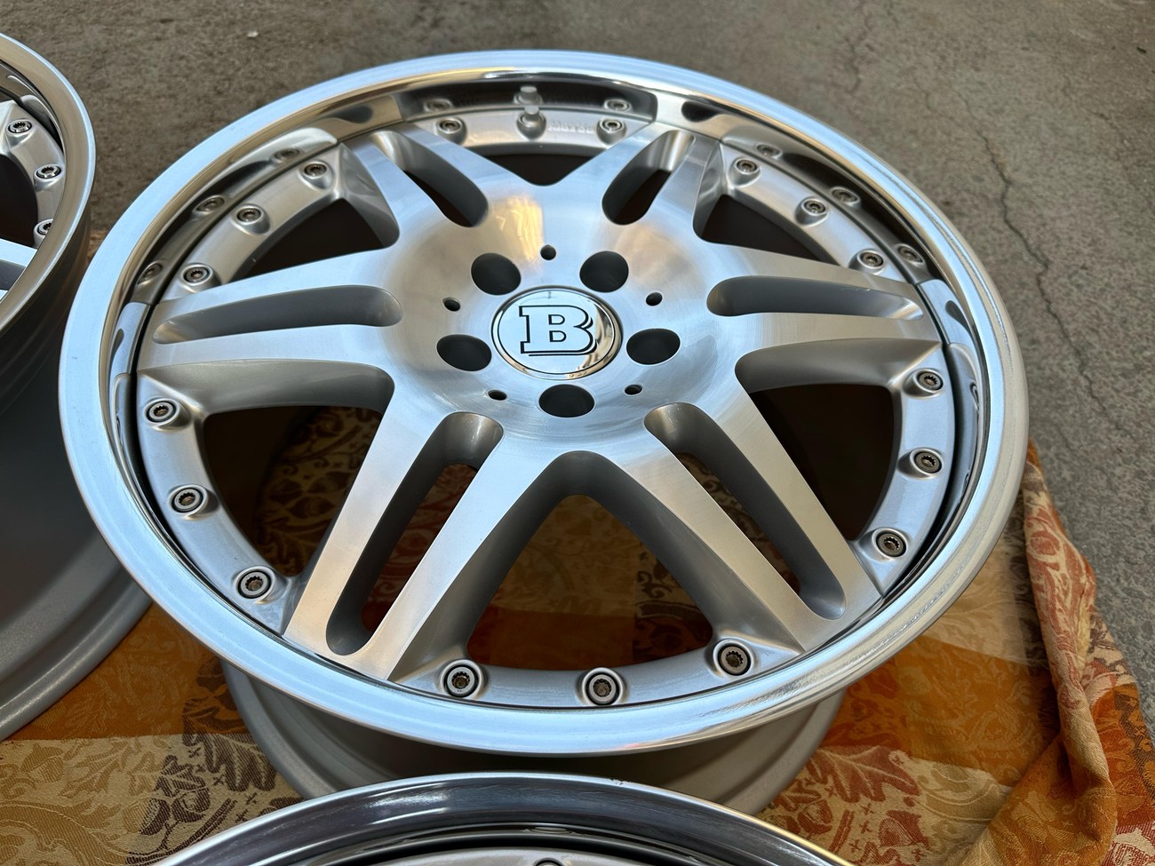 Authentic Staggered 18" BRABUS Monoblock VI Wheels For Sale | The MB Market