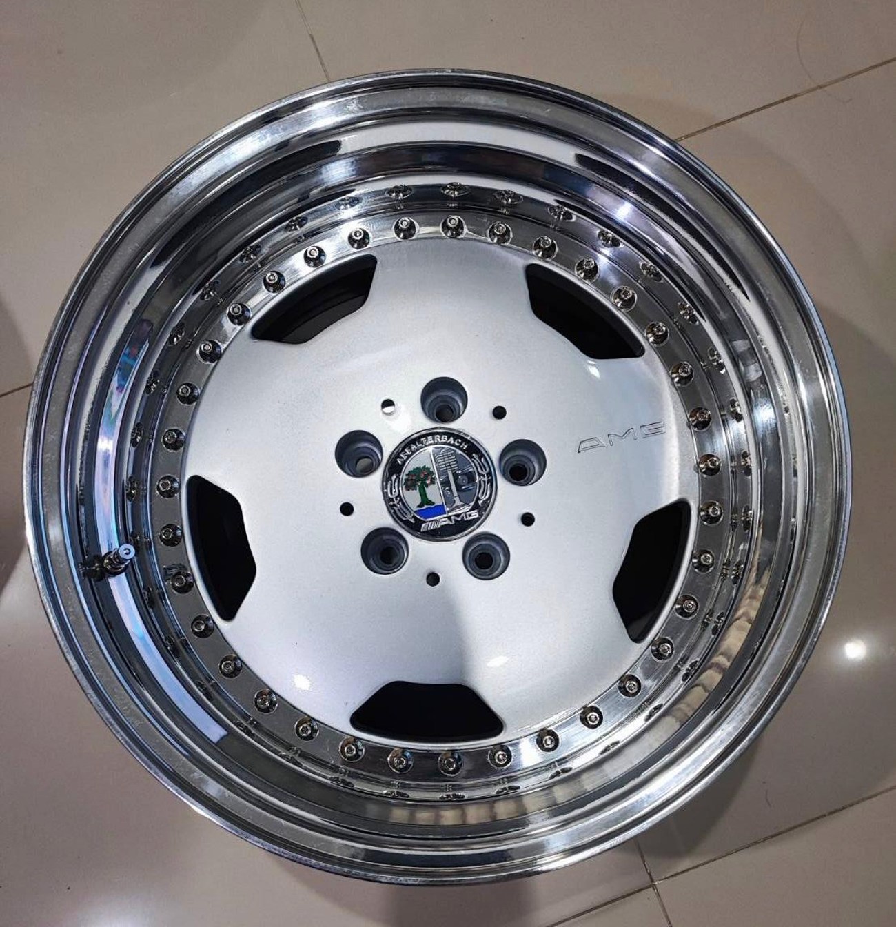 Custom Staggered 3-Piece 17" AMG Aero III Wheels by OZ Racing For Sale ...