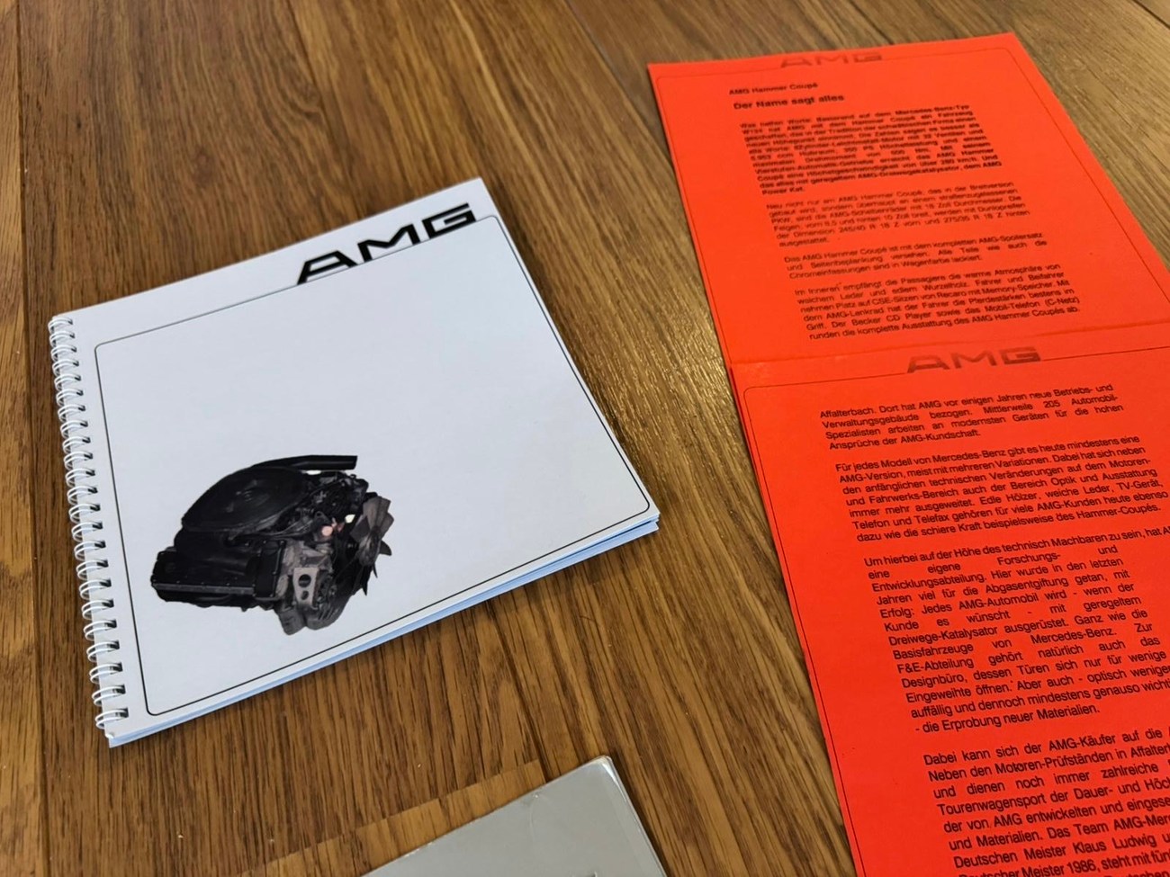 Premerger AMG Catalog & Technical Sheets For Sale | The MB Market