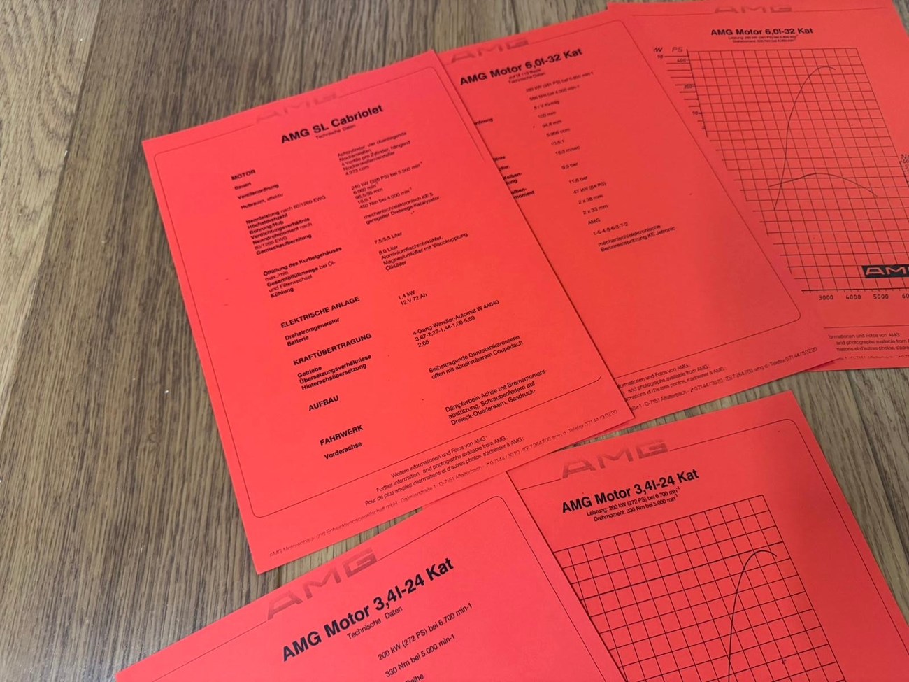 Premerger AMG Catalog & Technical Sheets For Sale | The MB Market