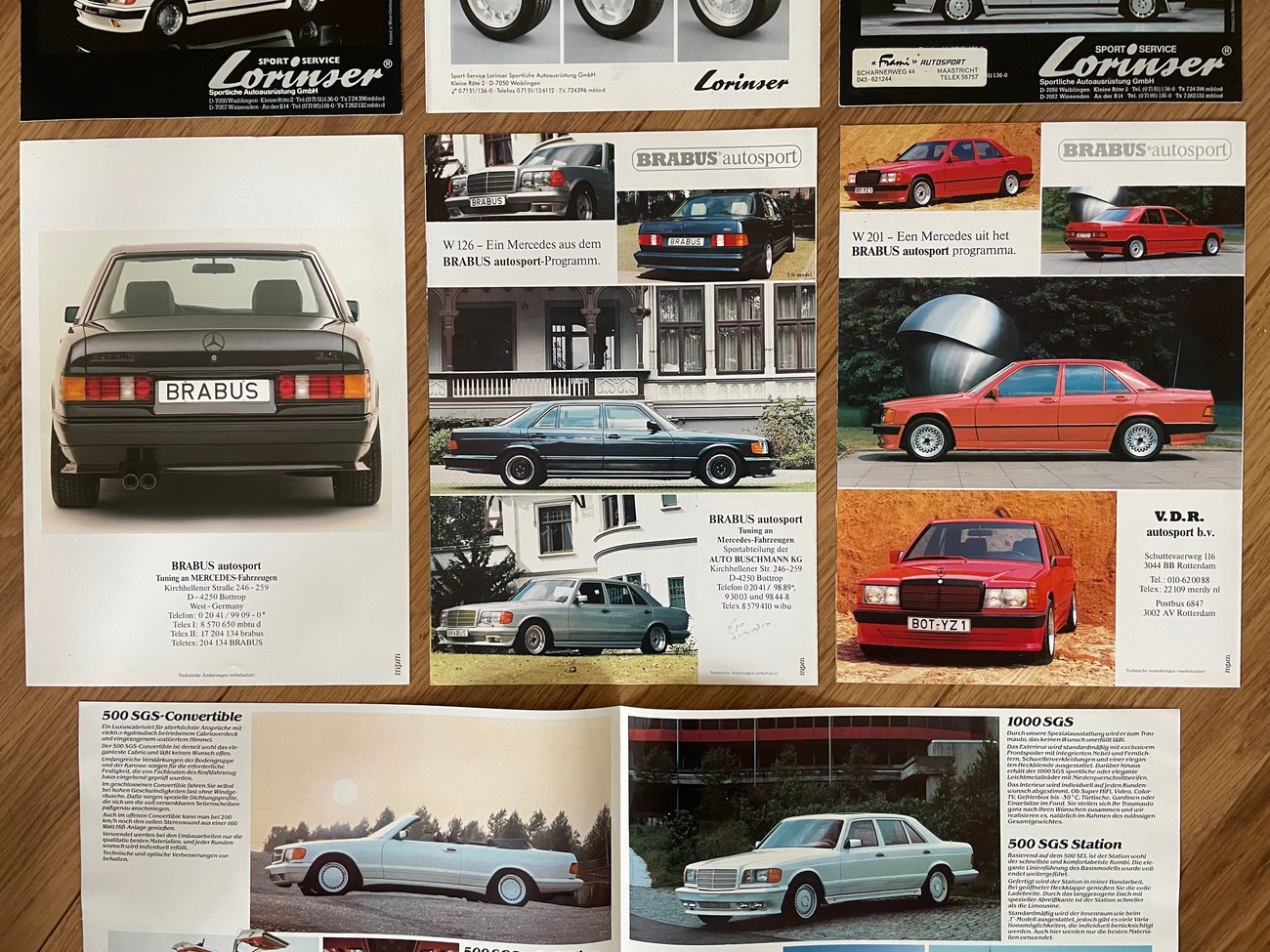 MB Tuning Brochures- SGS, Schulz, Lorinser, BRABUS For Sale | The MB Market