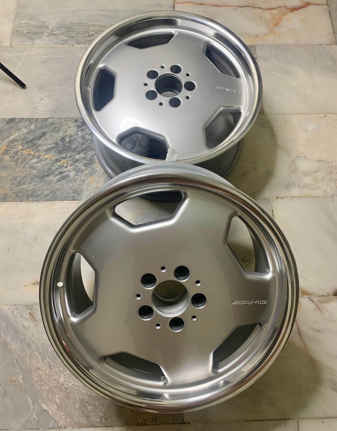 Staggered 18" AMG Aero II Monoblock Wheels for W210/R129 For Sale | The ...