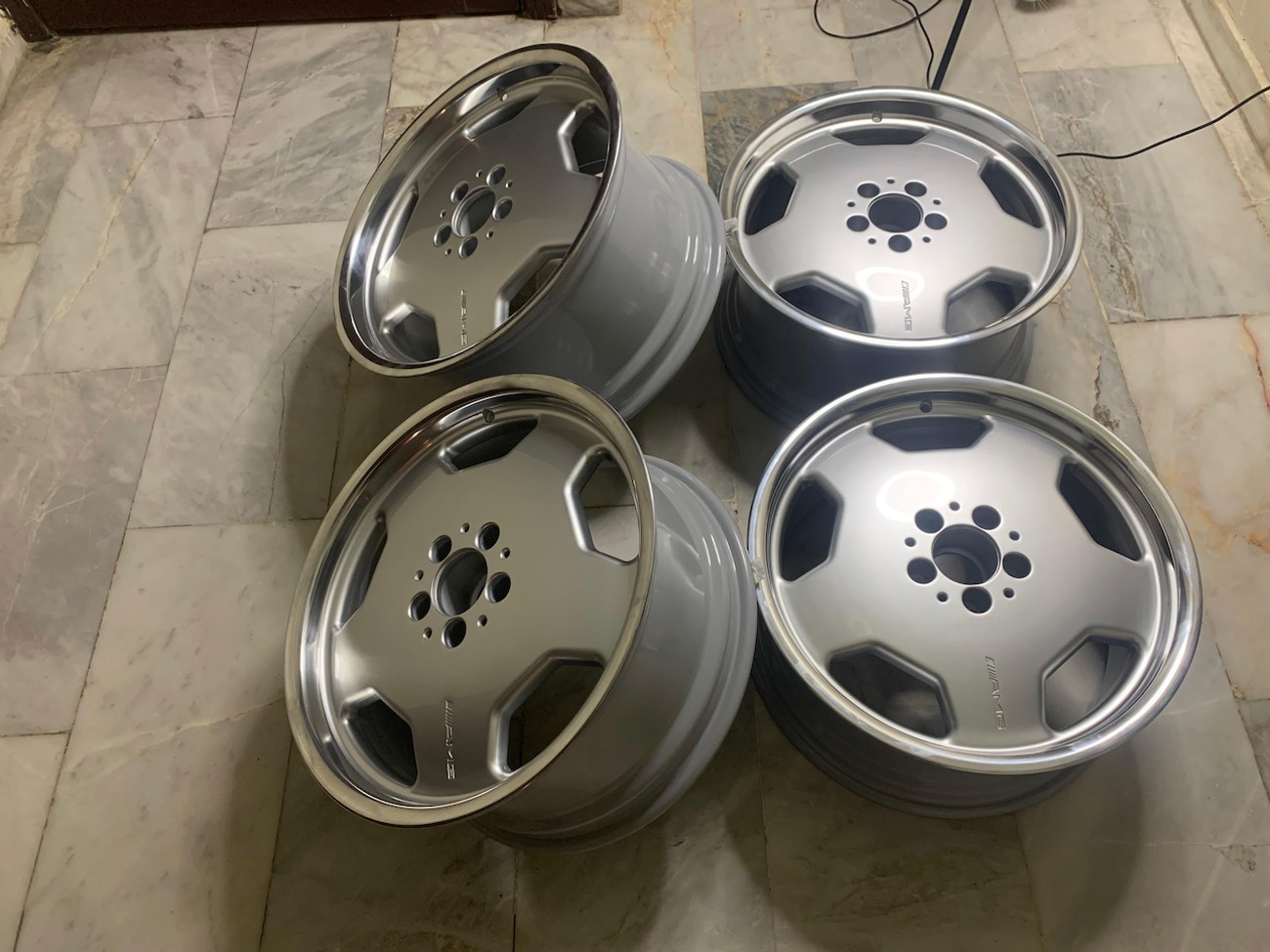 Staggered 18" AMG Aero II Monoblock Wheels for W210/R129 For Sale | The ...