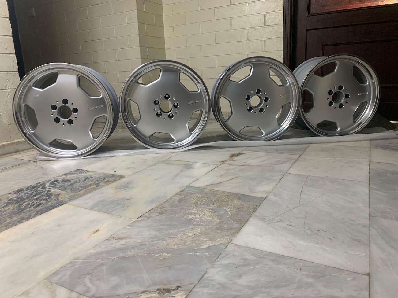Staggered 18" AMG Aero II Monoblock Wheels for W210/R129 For Sale | The ...