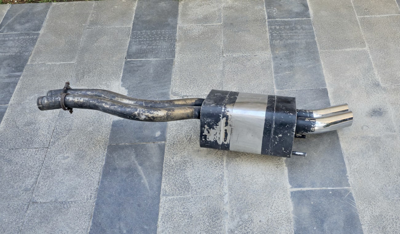 Original BRABUS Exhaust for V12 W140 For Sale | The MB Market