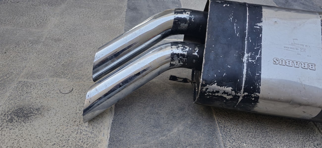 Original BRABUS Exhaust for V12 W140 For Sale | The MB Market