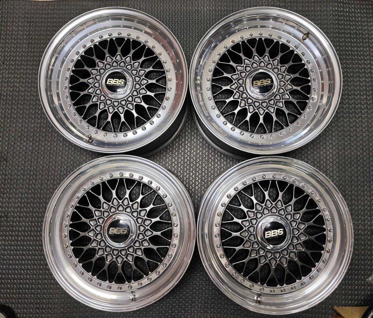 Staggered 3-Piece 17" BBS RS Wheels For Sale | The MB Market