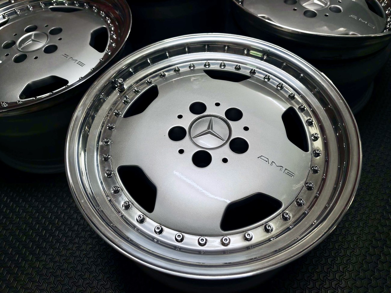Staggered 3-piece 17" AMG Aero III Wheels by O.Z. Racing For Sale | The ...