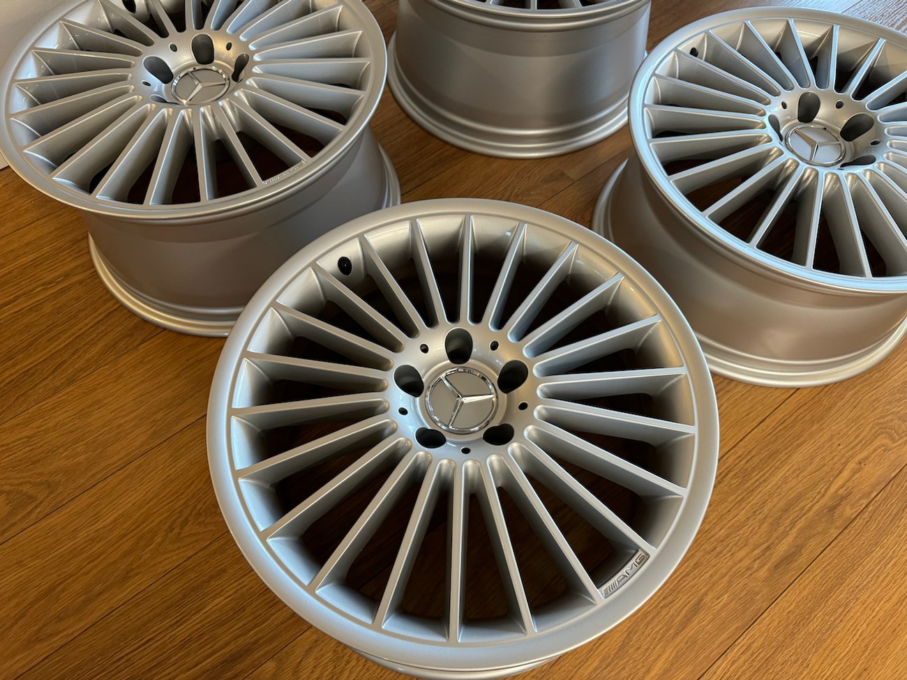 Staggered 18" AMG Styling V (Turbine) Wheels For Sale | The MB Market