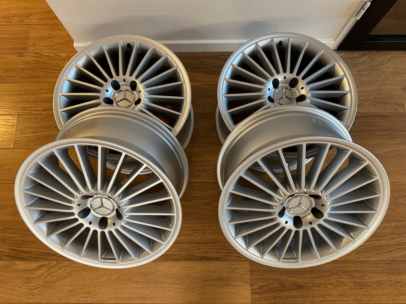 Staggered 18" AMG Styling V (Turbine) Wheels For Sale | The MB Market