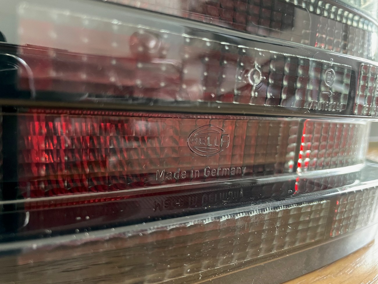 NOS W124 HELLA Smoked Taillights w/Heckblende, Reflectors, and Fog ...