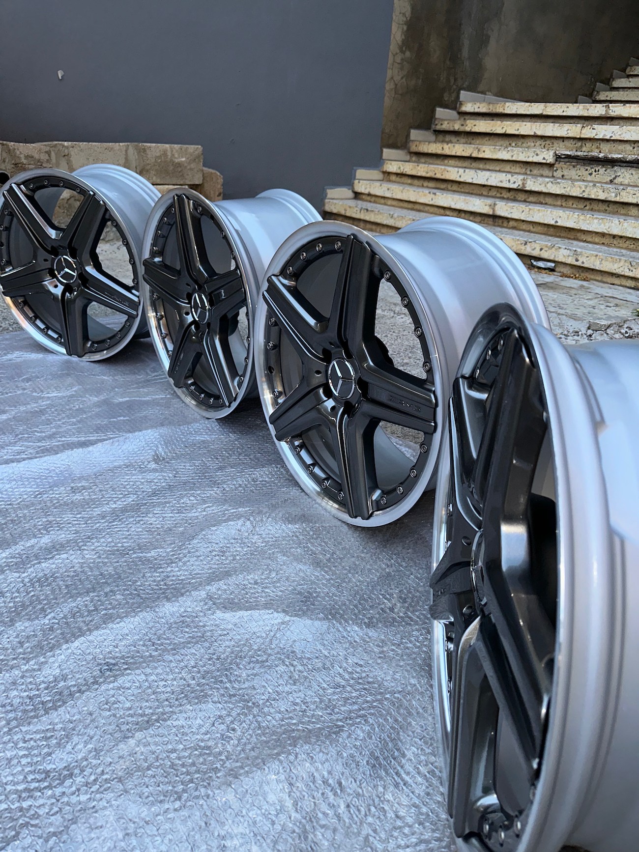 Staggered 2-Piece 19" Cromodora Style IV AMG Wheels For Sale | The MB ...