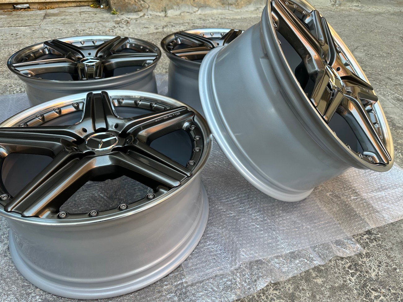 Staggered 2-Piece 19" Cromodora Style IV AMG Wheels For Sale | The MB ...