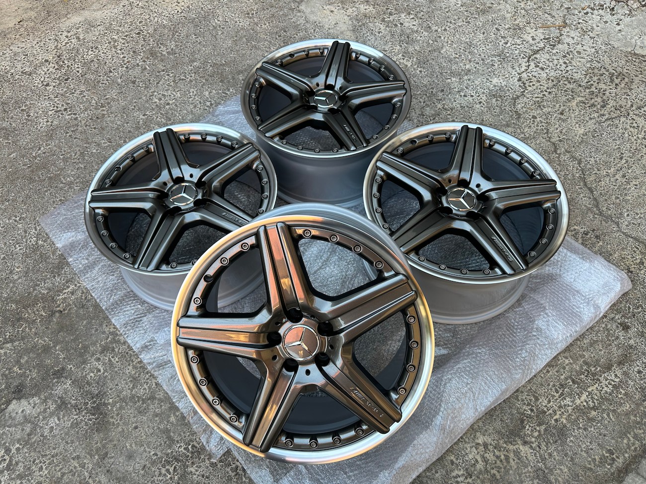 Staggered 2-Piece 19" Cromodora Style IV AMG Wheels For Sale | The MB ...