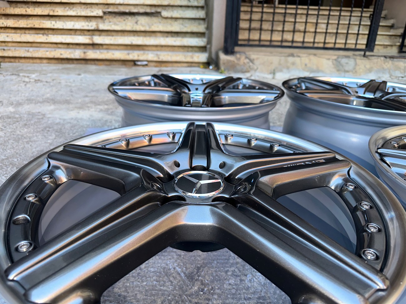 Staggered 2-Piece 19" Cromodora Style IV AMG Wheels For Sale | The MB ...