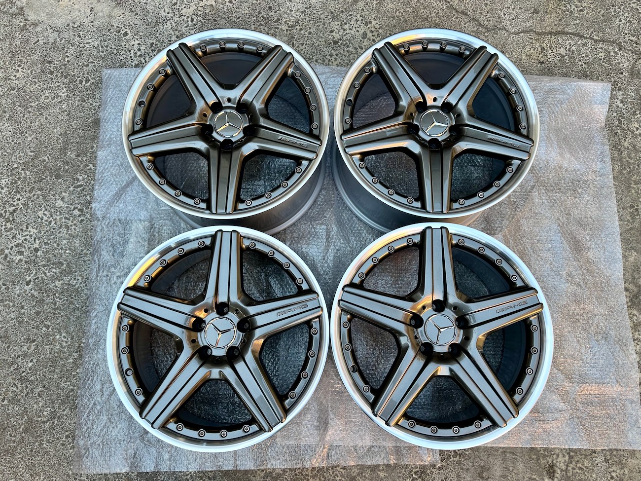 Staggered 2-Piece 19" Cromodora Style IV AMG Wheels For Sale | The MB ...