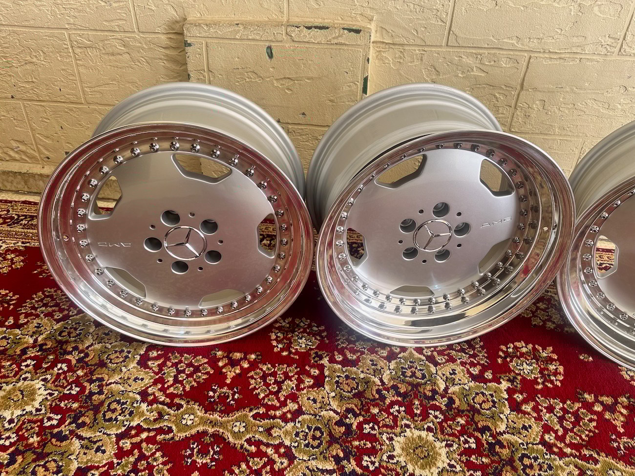 Staggered 3-piece 17" AMG Aero III Wheels by OZ Racing For Sale | The ...