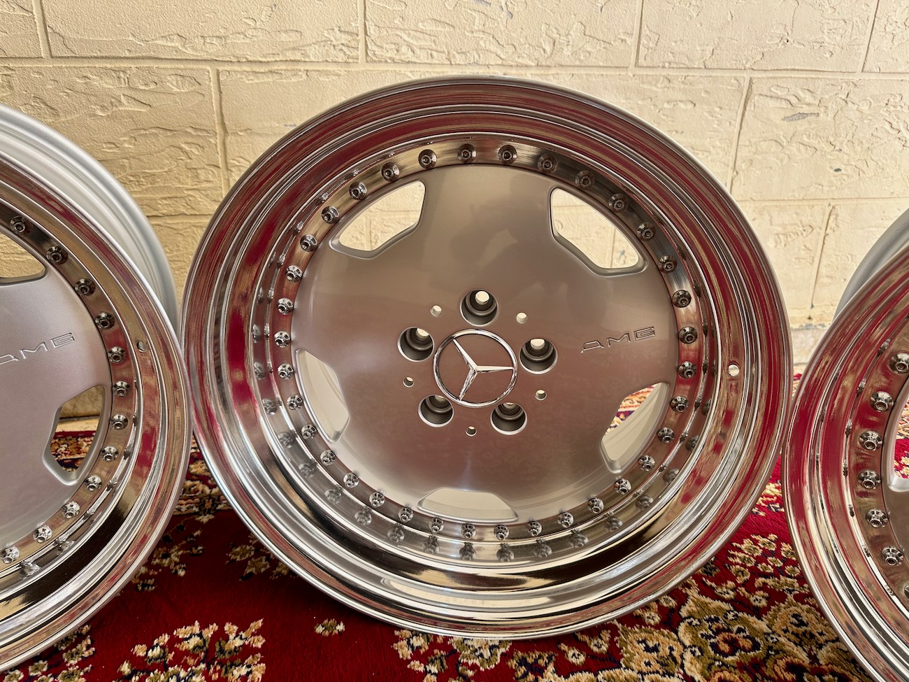 Staggered 3-piece 17" AMG Aero III Wheels by OZ Racing For Sale | The ...