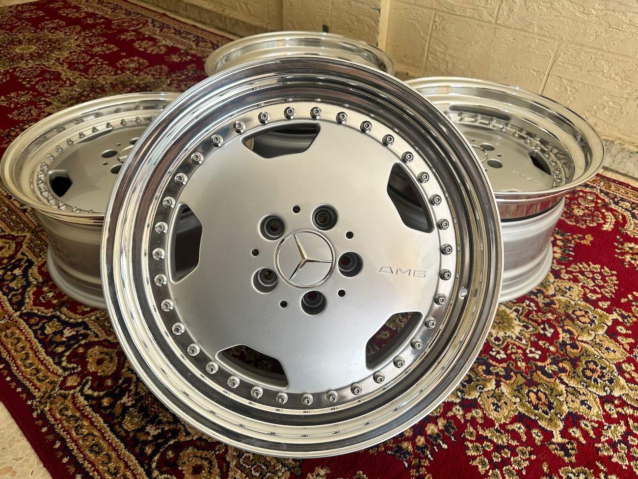 Staggered 3-piece 17" AMG Aero III Wheels by OZ Racing For Sale | The ...