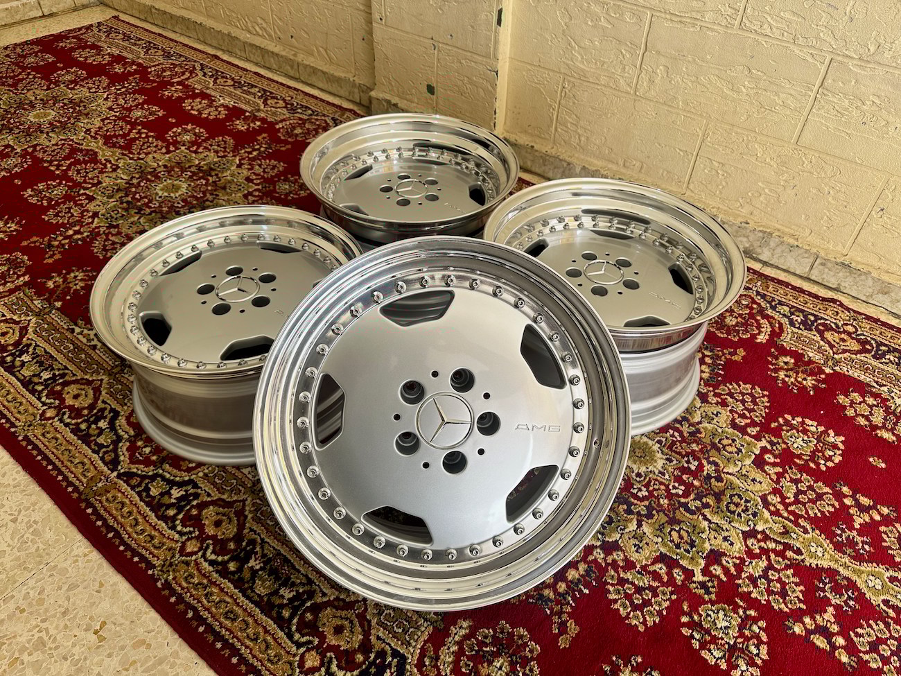 Staggered 3-piece 17" AMG Aero III Wheels by OZ Racing For Sale | The ...