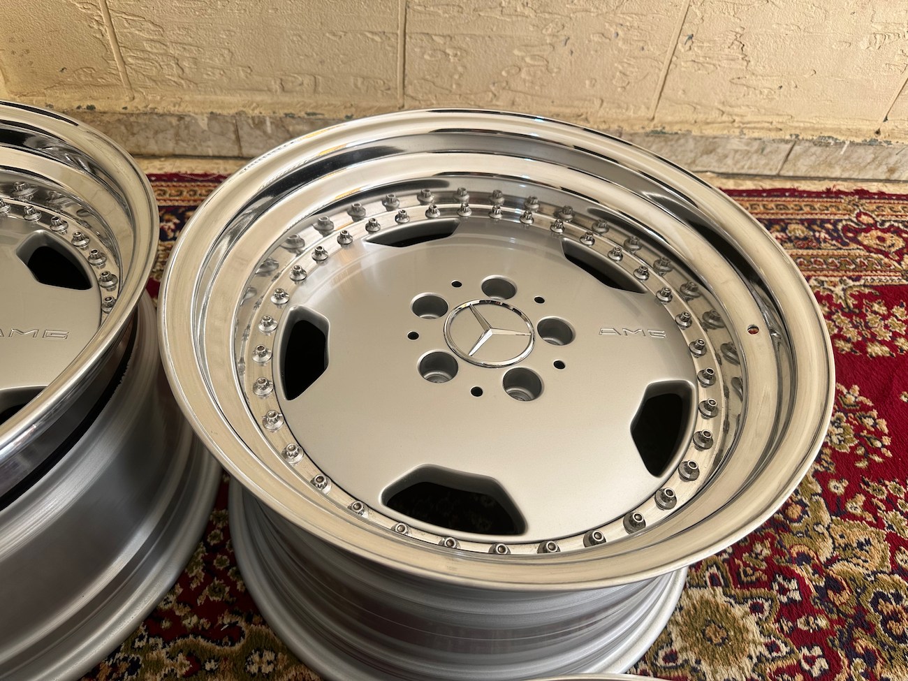 Staggered 3-piece 17" AMG Aero III Wheels by OZ Racing For Sale | The ...