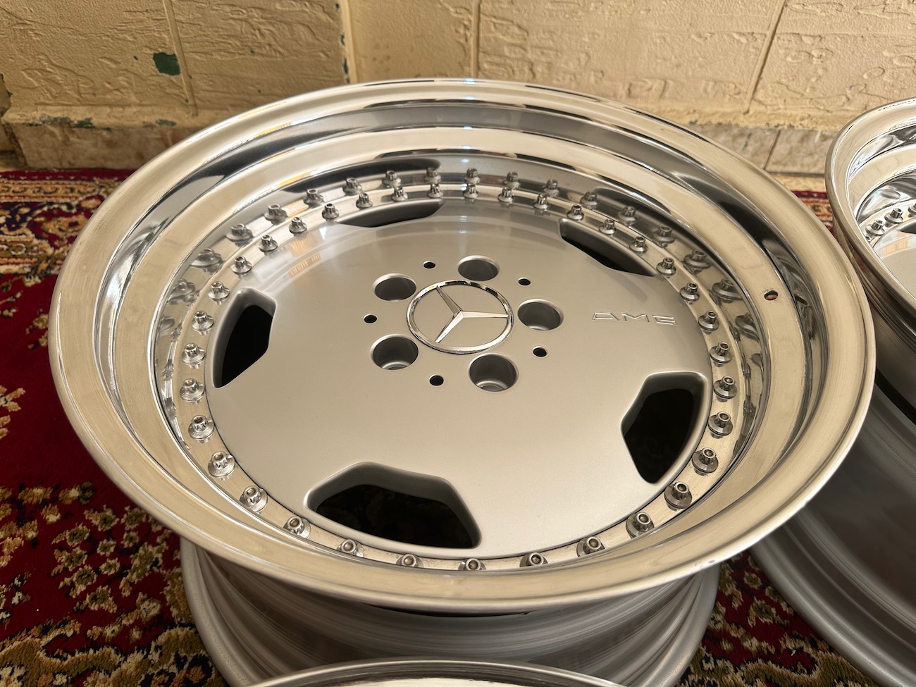Staggered 3-piece 17" AMG Aero III Wheels by OZ Racing For Sale | The ...