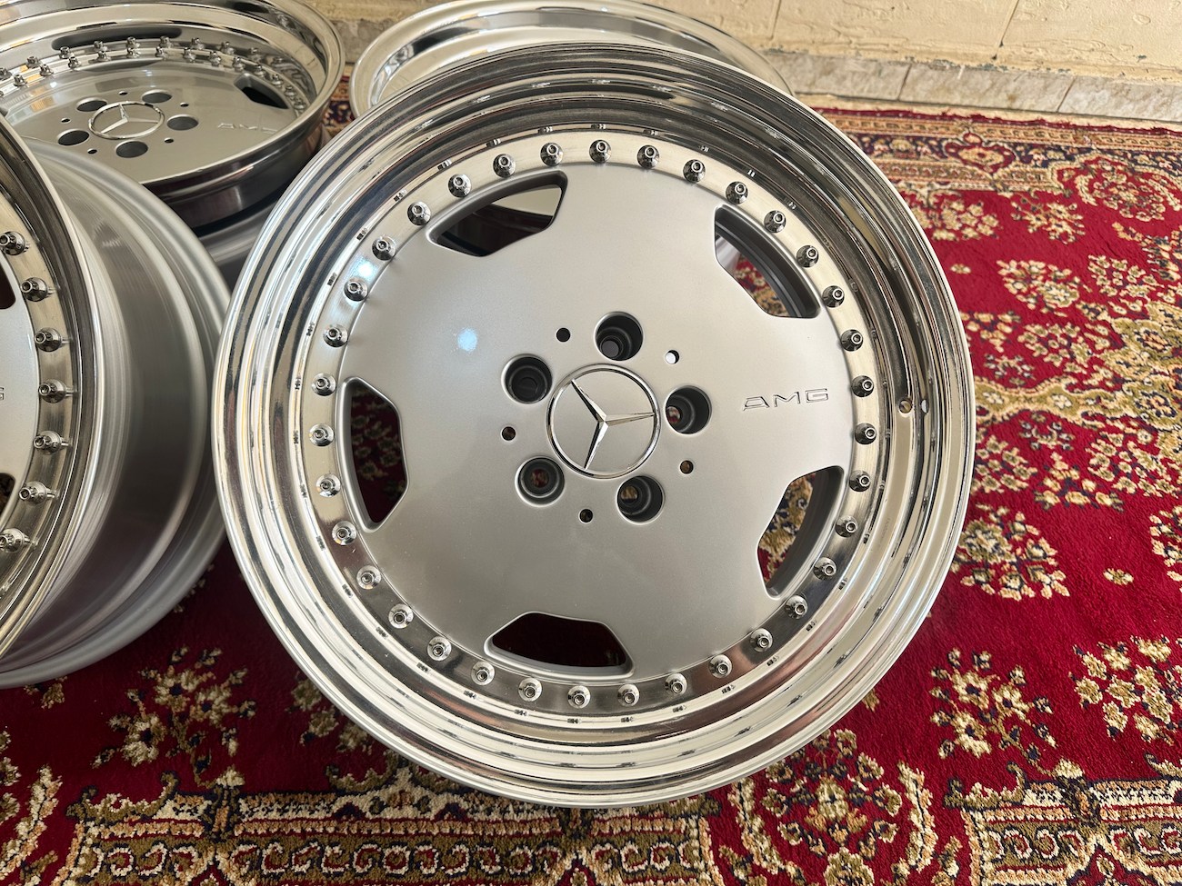 Staggered 3-piece 17" AMG Aero III Wheels by OZ Racing For Sale | The ...