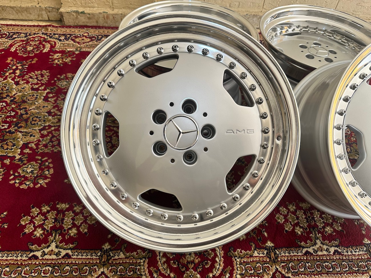 Staggered 3-piece 17" AMG Aero III Wheels by OZ Racing For Sale | The ...
