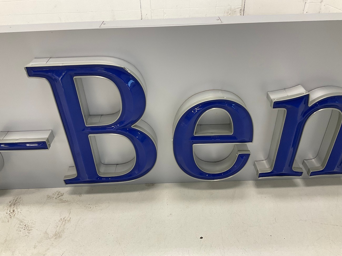Original Mercedes-Benz Dealership Sign (20' X 32.5") For Sale | The MB ...