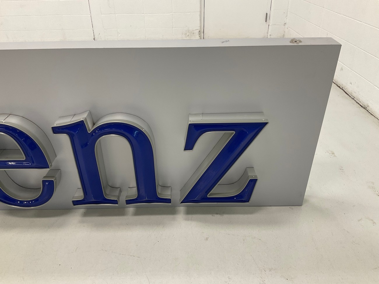 Original Mercedes-Benz Dealership Sign (20' X 32.5") For Sale | The MB ...
